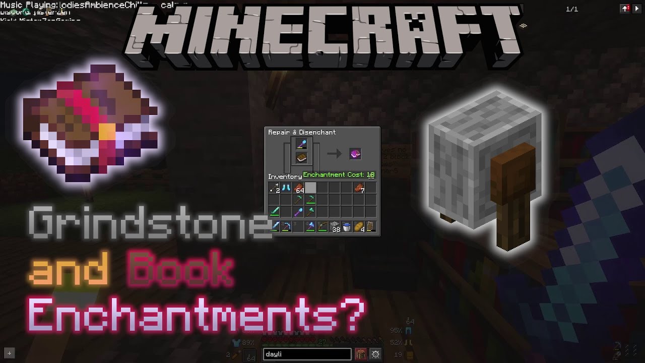 Grindstone Enchant Mod - SP World 2 Ep 30 - Minecraft - YouTube