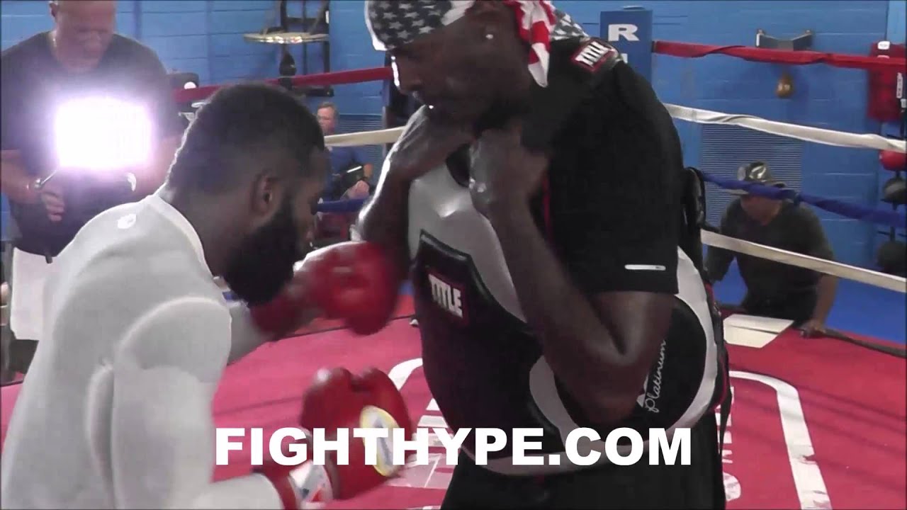 ADRIEN BRONER BLASTS THE BODY SHIELD DURING FINAL INTENSE DAY OF ...