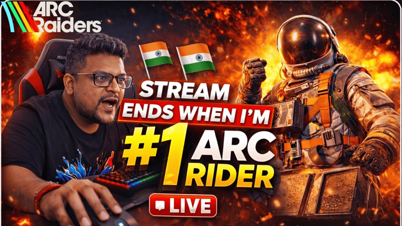 I Won’t End This Stream Until I Become India’s Best ARC Rider 🌈🌈 - YouTube