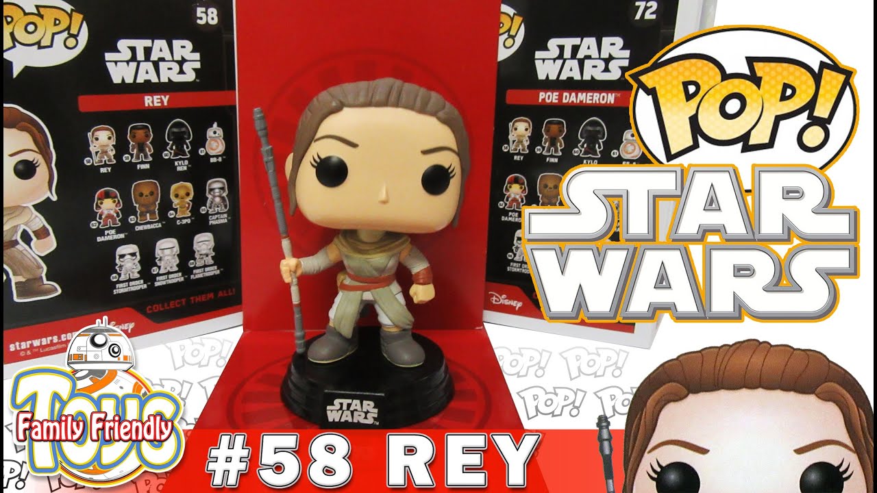 Star Wars: The Force Awakens Funko Pop #58 Rey - YouTube