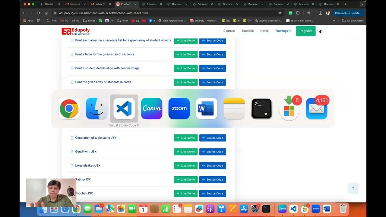 ReactJS Demo in Telugu - YouTube