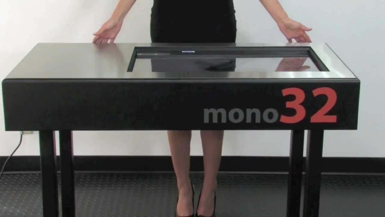 Mono 32 - 32" Multi-User, Multi-Touch Table - YouTube