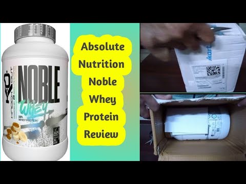 Absolute Nutrition Nobel Whey Protein Review - YouTube