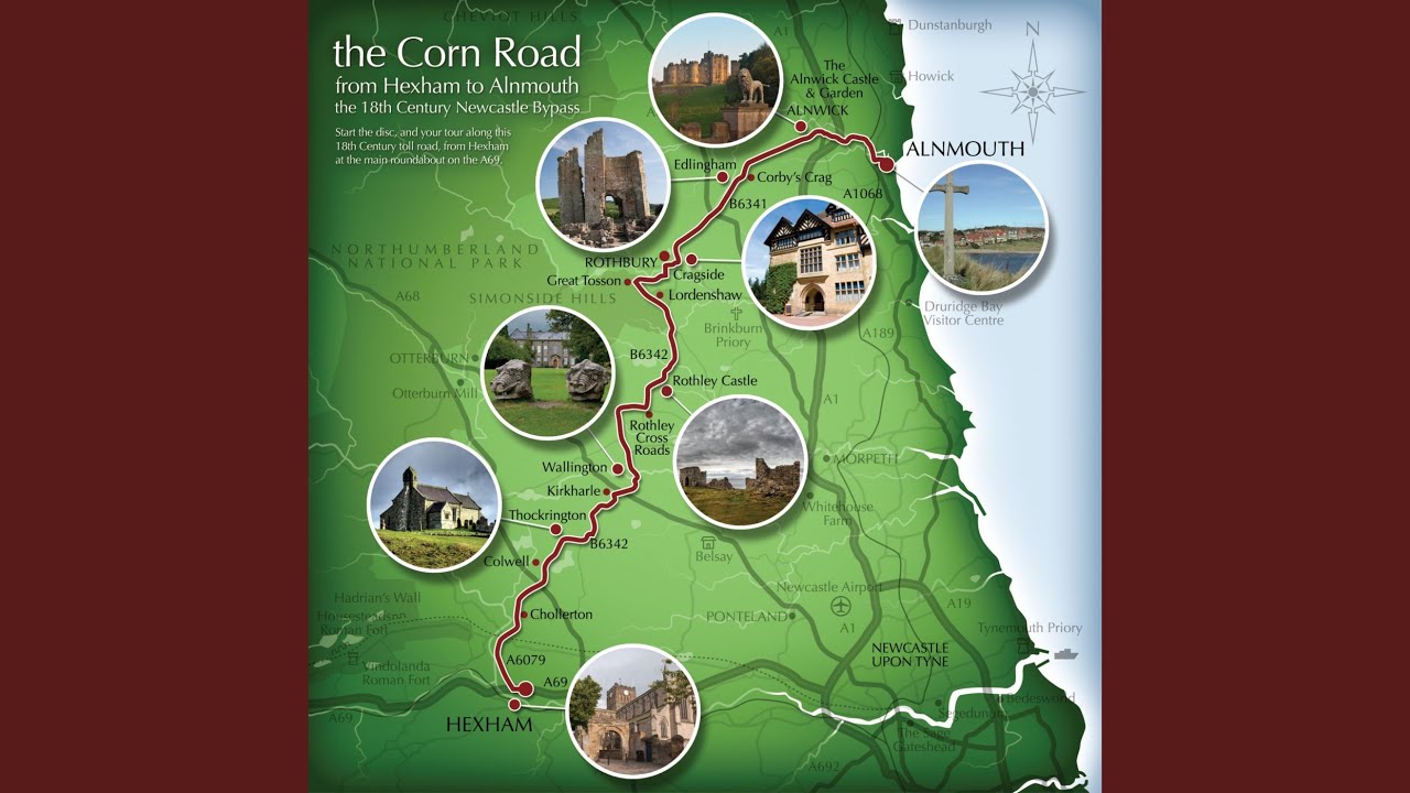 Cambo to Rothley Lakes - YouTube