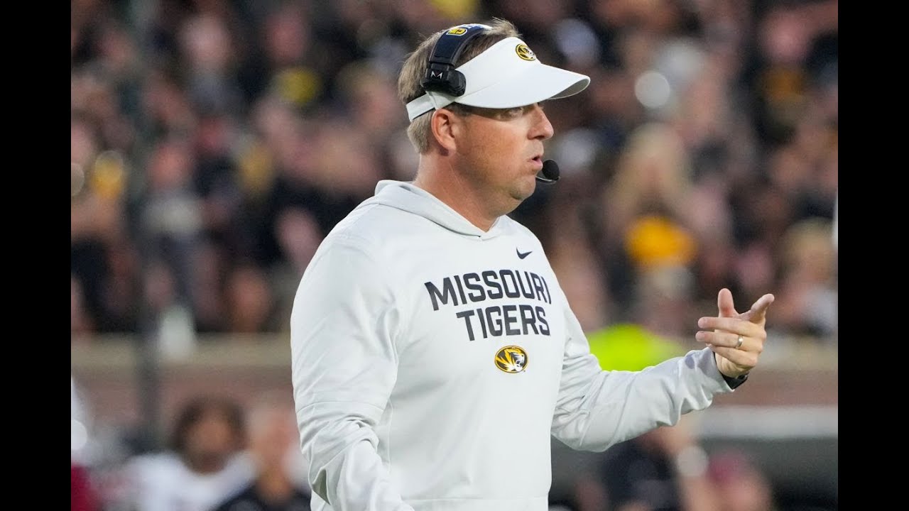 Mizzou coach Eliah Drinkwitz before Alabama - YouTube