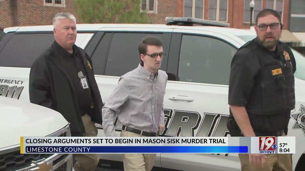 Closing Arguments Set to Begin in Mason Sisk Murder Trial | April 27 ...