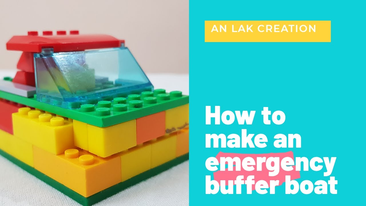 How to make a buffer boat using Lego|| simple Lego boat|| Lego ideas ...