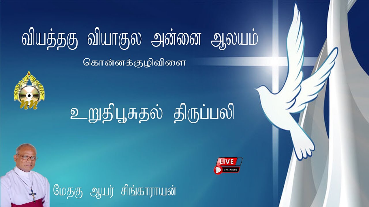 🔴 LIVE வியத்தகு வியாகுல அன்னை ஆலயம் கொன்னக்குழிவிளை | உறுதிபூசுதல் திருப்பலி |11-11-2022 - YouTube