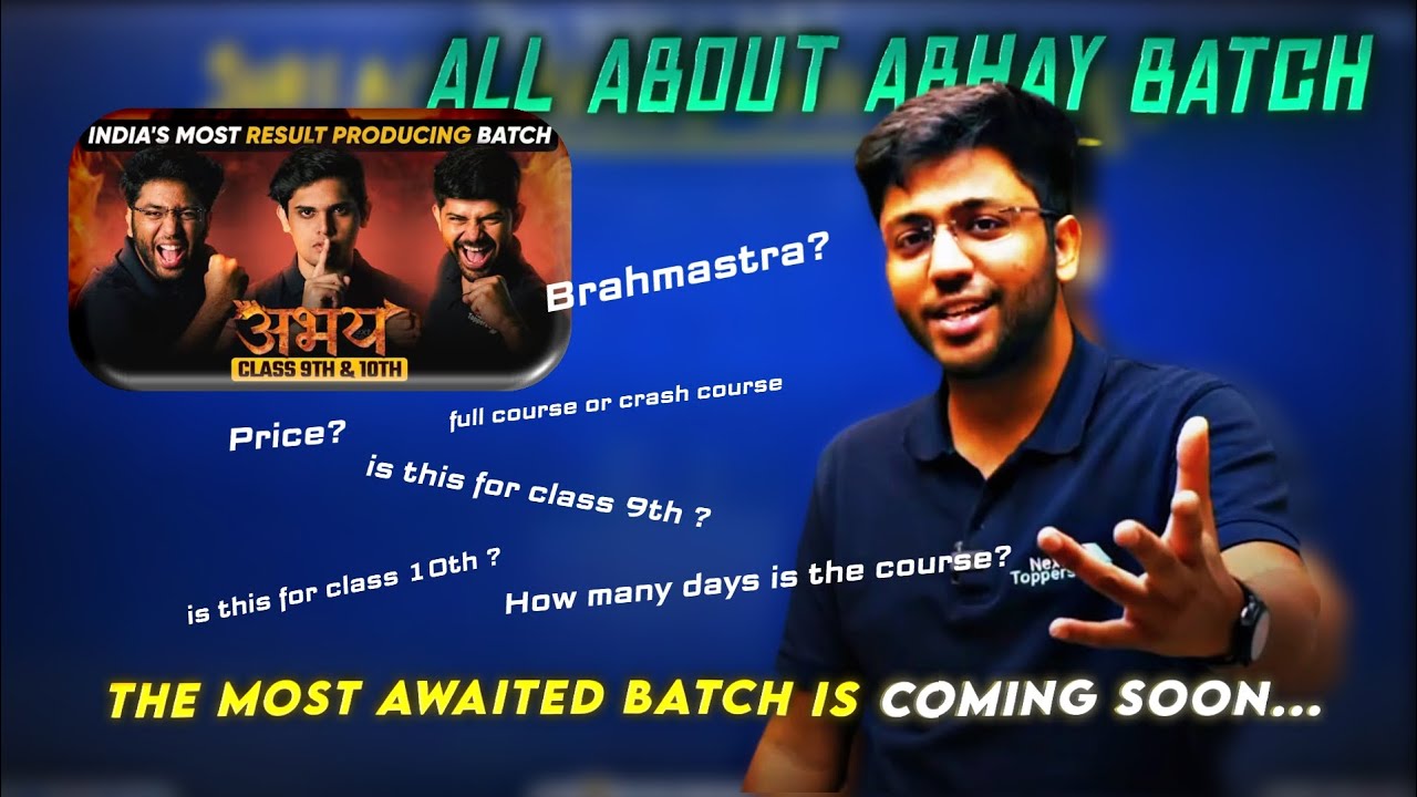 AB**Y BATCH is coming soon..🚨|Abhay batch next toppers|Nexttoppers ...