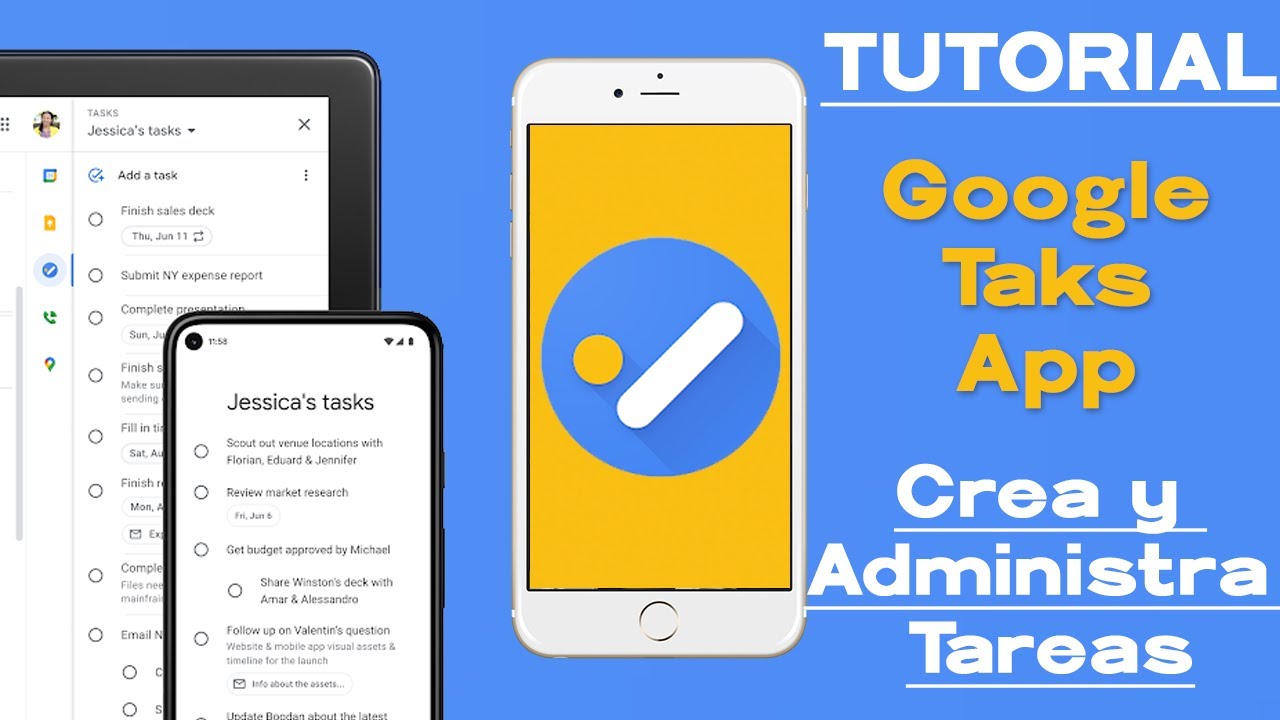Cómo Utilizar Google Taks Desde El Celular - Tutorial Español 2021 ...