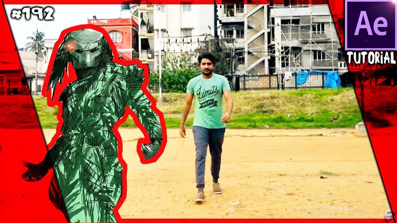 Predator Invisible effect |No green screen - After effects tutorial ...