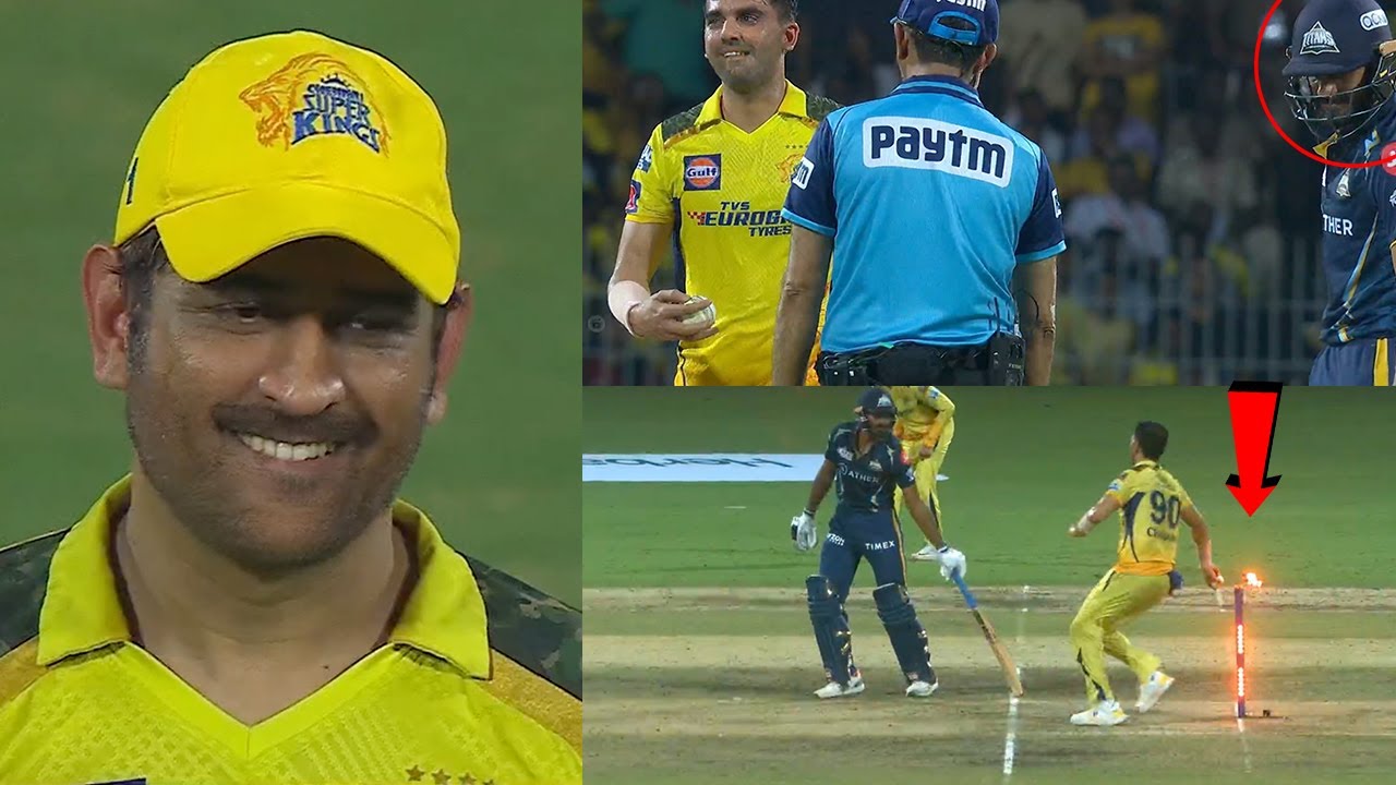 Ms Dhoni laughing when deepak chahar tried mankad run out vijay shankar ...