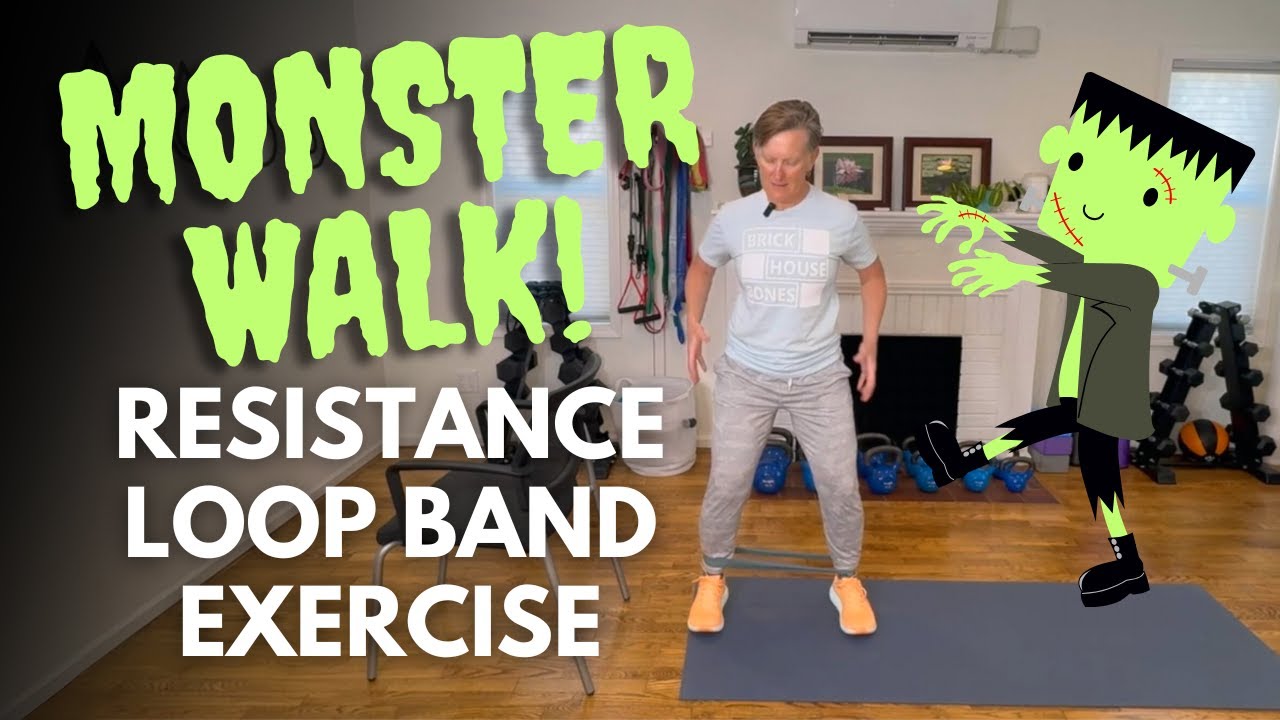 MONSTER WALK 👻 Scary Good Hip-Strengthening Exercise with Resistance ...