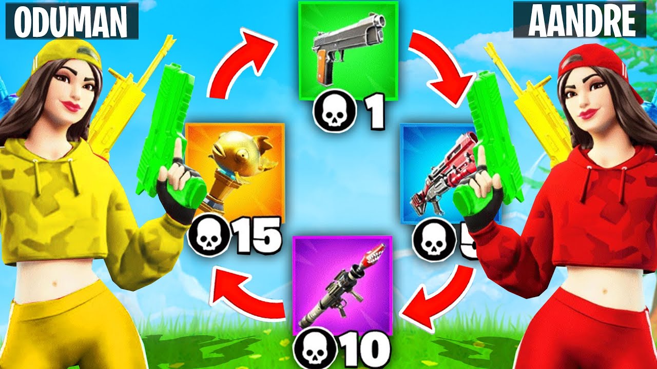 DUO GUN GAME Modus in Fortnite! - YouTube