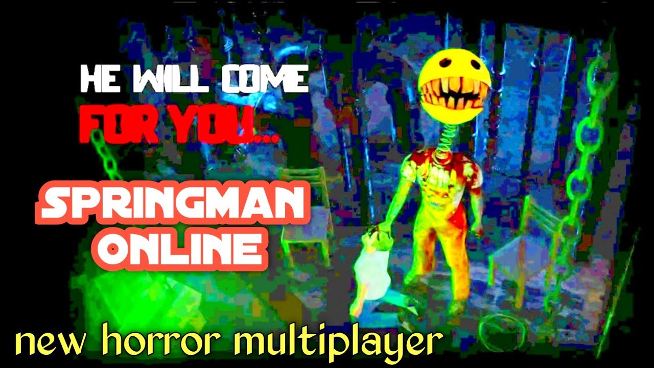 Springman Online Horror Bunker Full Gameplay | New horror multiplayer ...