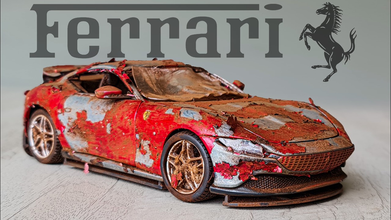 Restoration Abandoned Ferrari Roma SuperCar - with Customization - YouTube
