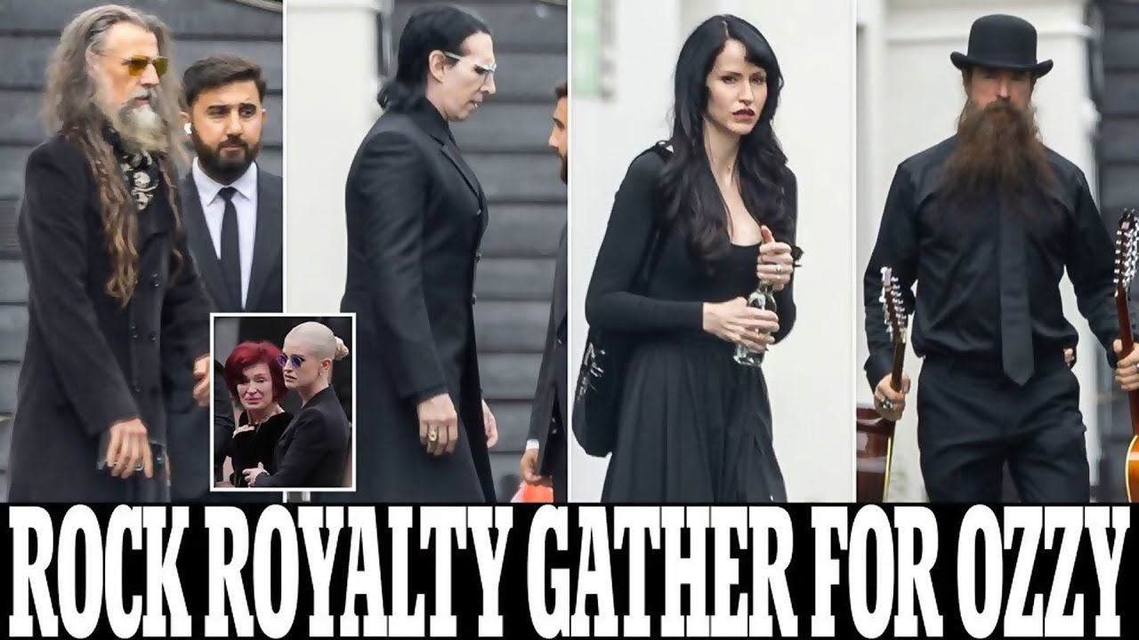 Breaking News: Marilyn Manson leads rock royalty at Ozzy Osbourne's ...