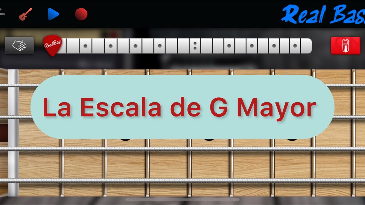 La Escala de Sol (G) Mayor en el Bajo - YouTube