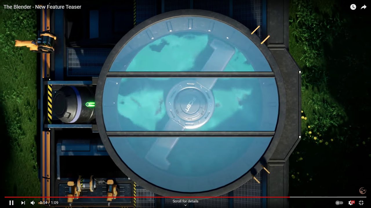 Satisfactory - Blender Reaction and my theory? - YouTube