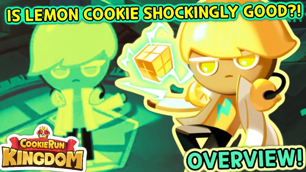 IS LEMON COOKIE SHOCKINGLY GOOD?! - OVERVIEW! (Cookie Run: Kingdom ...