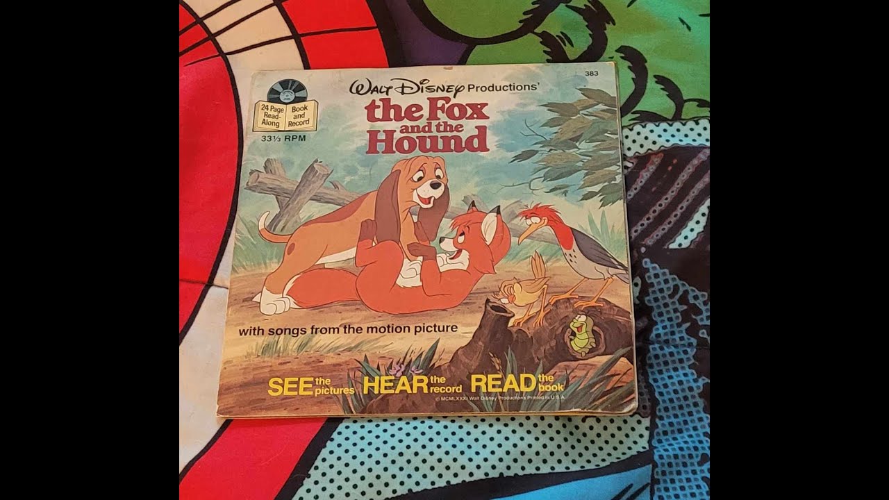 episode 95 Disney the fox and the hound 1981 book on record cut version ...
