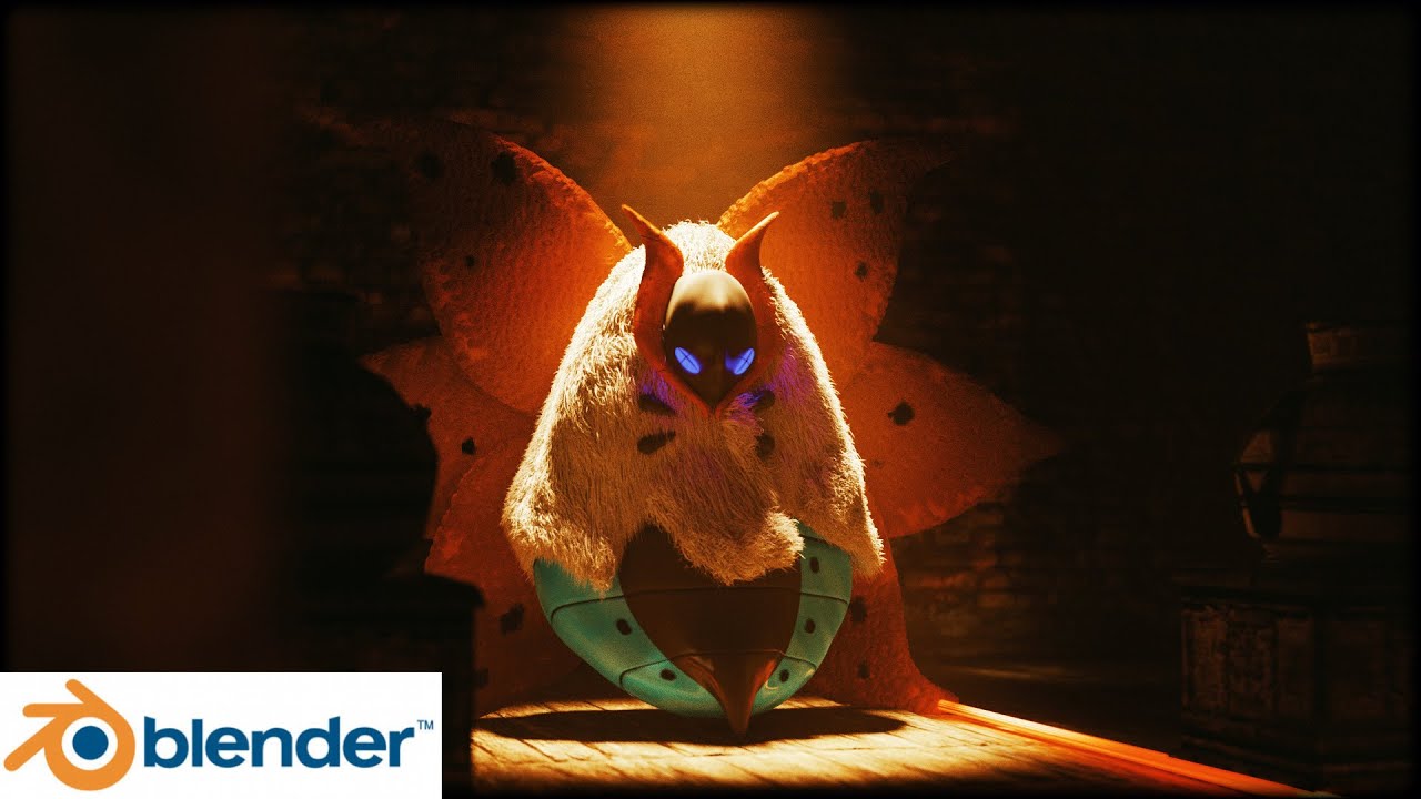 blenderでポケモンのウルガモスをモデリングした。/ Pokemon Volcarona modeling in blender ...