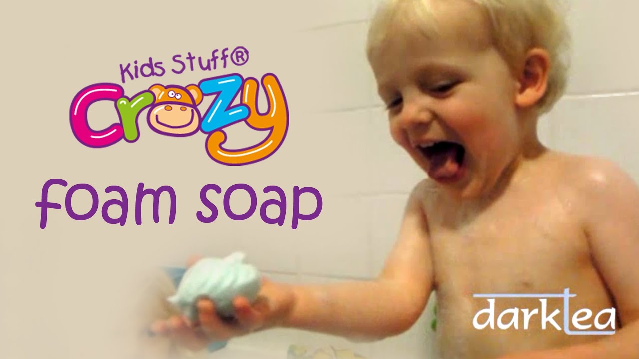 Bath time fun with Kids Stuff Crazy - Foam Soap - YouTube
