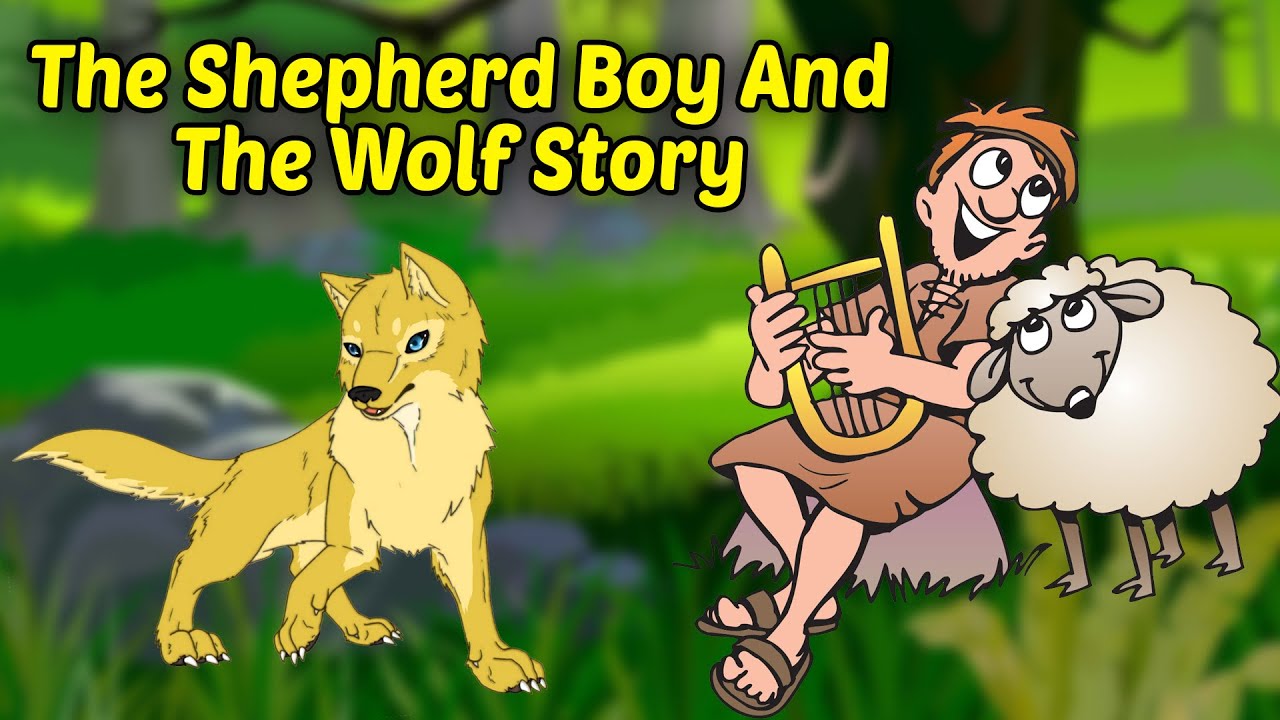 The Shepherd Boy And The Wolf | Panchatantra Tales For Kids In English ...