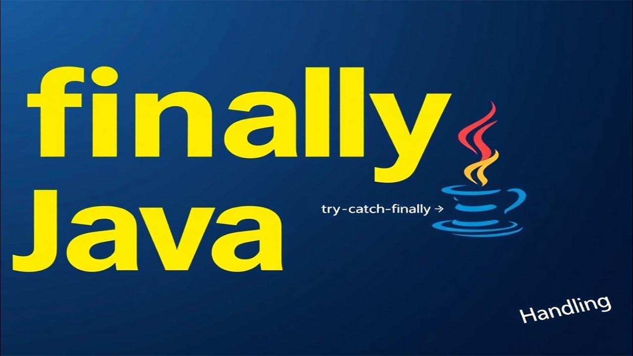 The finally Clause in Java | Emran Code Box - YouTube