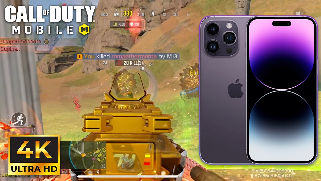 120 FPS cod mobile BR GAMEPLAY! | 23 KILLS Solo Vs Squad iPhone 14 PRO ...