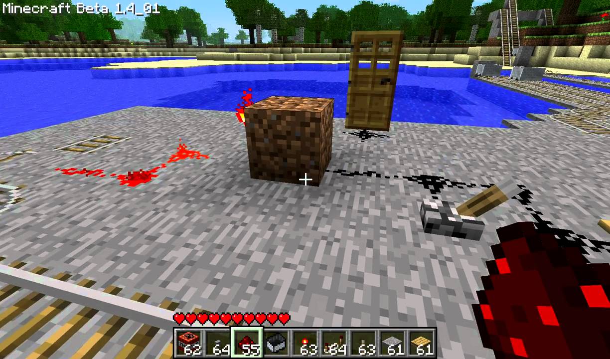 mincraft minecart tutorial 1 redstone basics - YouTube