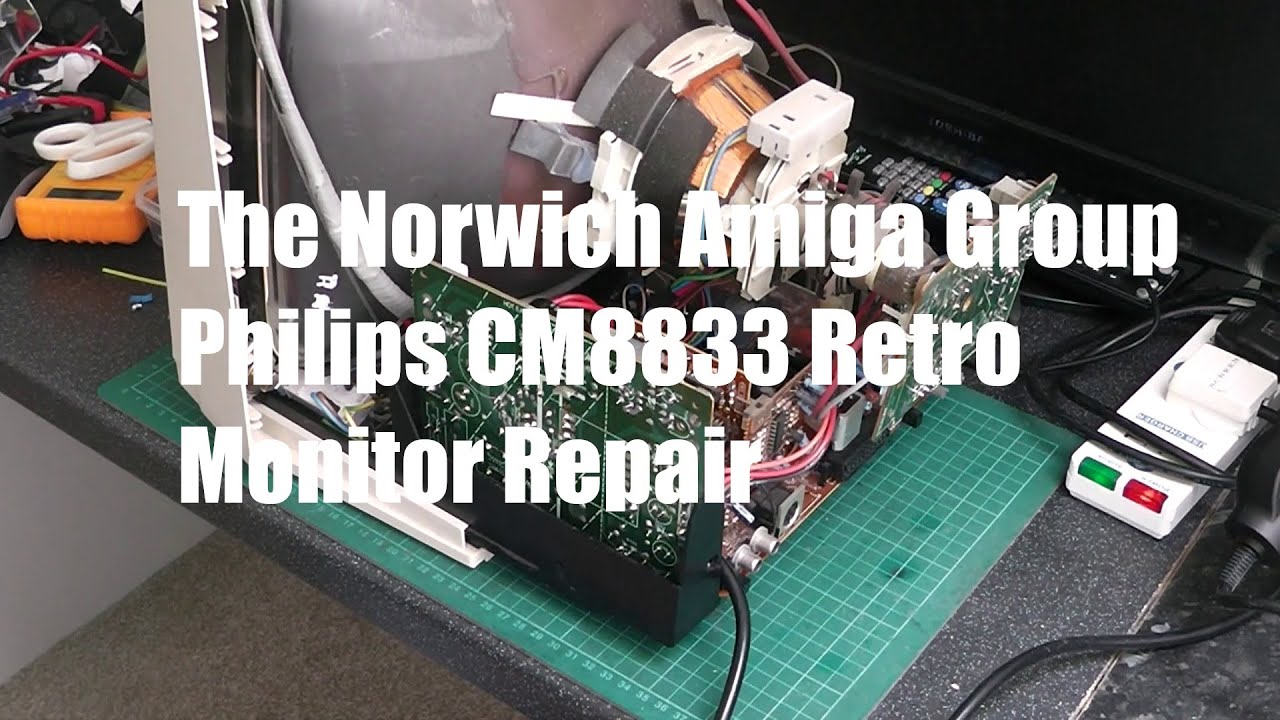 Philips CM8833 Monitor repair part 1 - YouTube