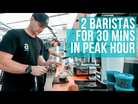 Flat Out! Aussie Barista's Making Coffee In Peak Service