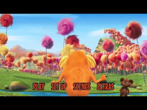 Dr. Seuss The Lorax 2012 DVD Menu Walkthrough - YouTube