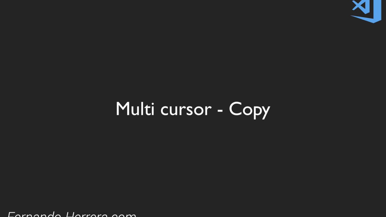 08- Multi cursor - Copy - YouTube