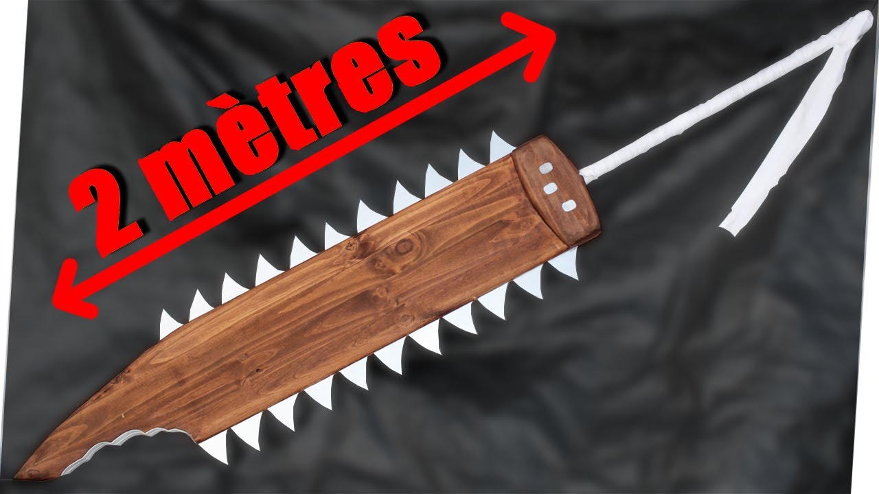 COMMENT FAIRE UNE EPEE DE 2 METRES - YouTube