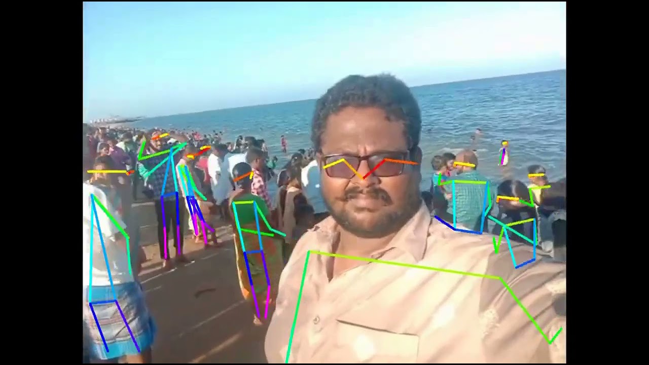 chennai deep learning marina beach open pose human pose estimation on ...