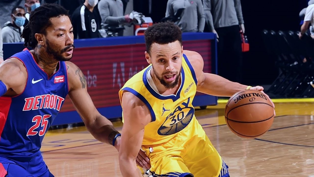 Steph Curry Deep 3s Dominates Pistons! 2020-21 NBA Season - YouTube