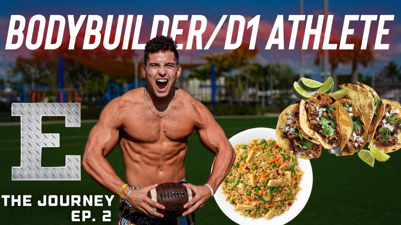 FULL DAY OF EATING OF A BODYBUILDER/D1 ATHLETE - The Journey Ep. 2 ...