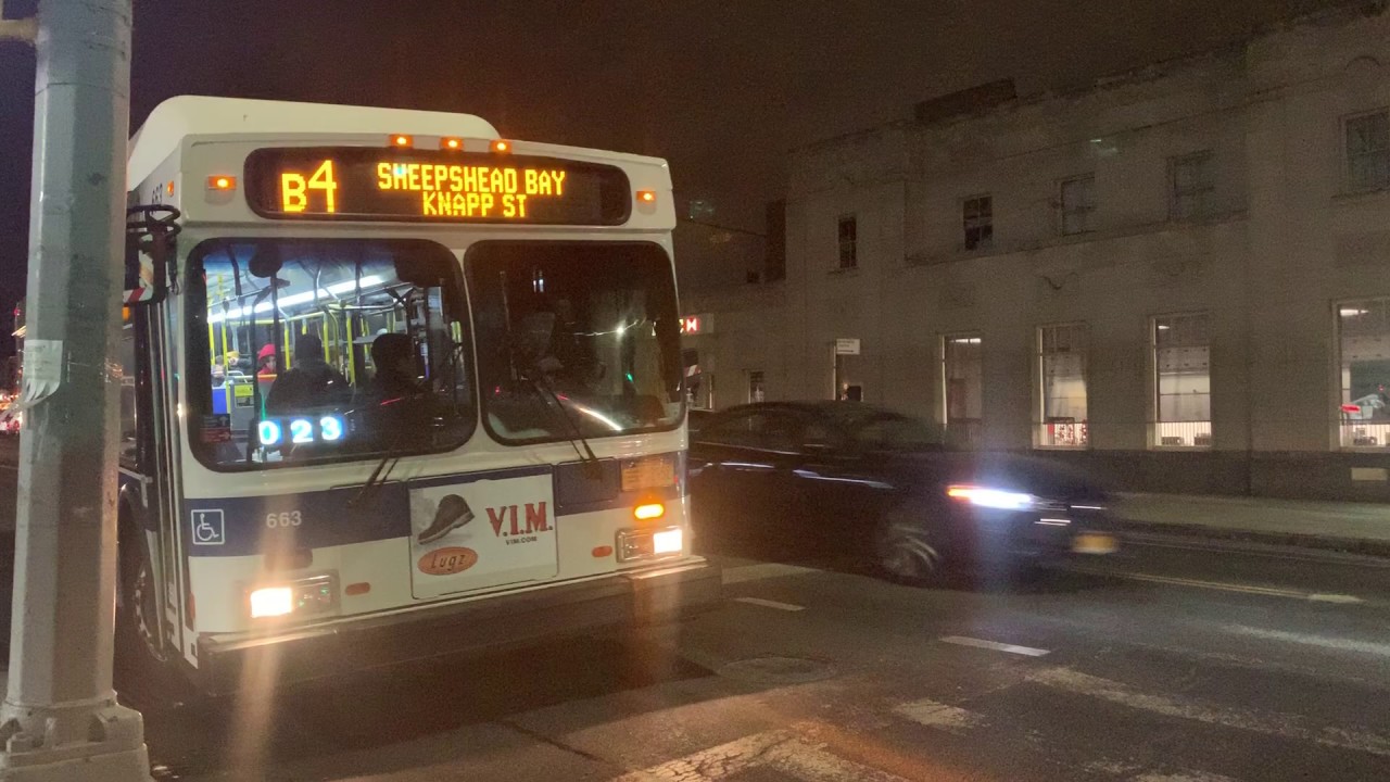 MTA NYCT Bus - 2011-2013 New Flyer C40LF CNG #663 On The B4 - YouTube