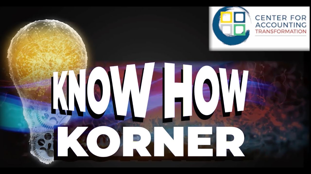 Know-How Korner: The Accounting MOVE Project - YouTube