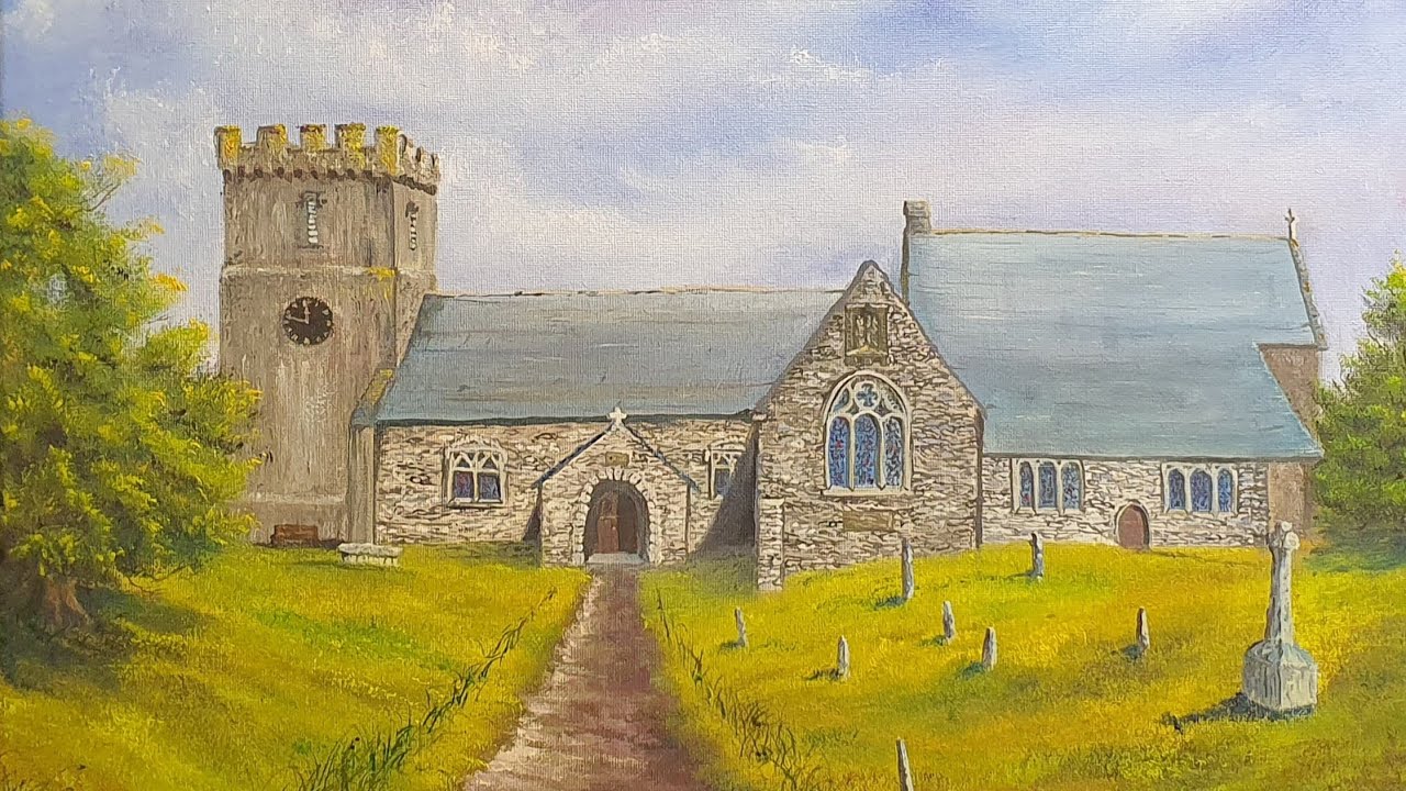 How To Paint A CHURCH. Check out this step by step tutorial & paint ...