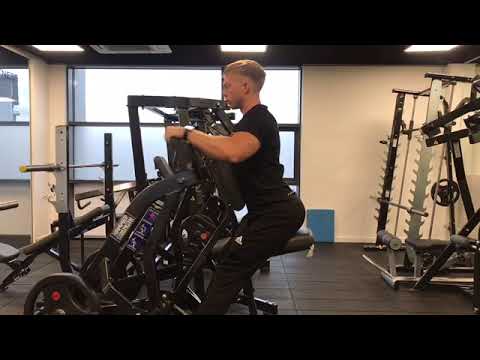 Hammer Strength ISO Lateral Overhand Grip High Row - YouTube