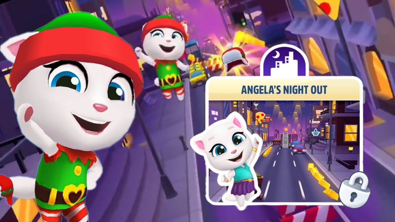 Elf Angela - Talking Tom Gold Run PC Gameplay - YouTube