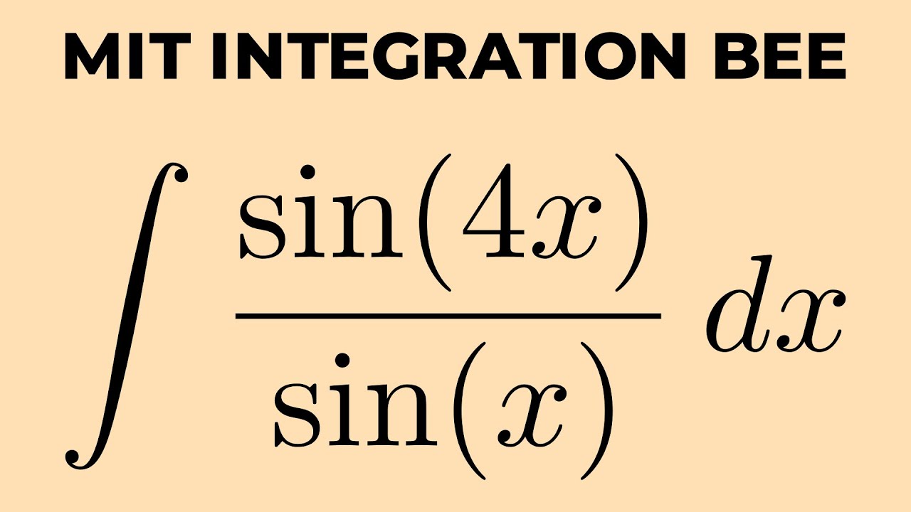 Solving Integral: ∫ sin(4x)/sin(x) dx | (Light) - YouTube