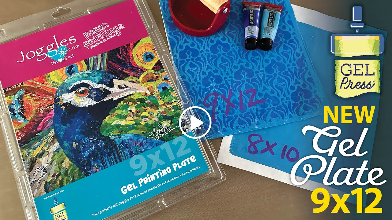 NEW 9x12 Gel Plate Tips and Tricks–Tutorial Tidbits - YouTube