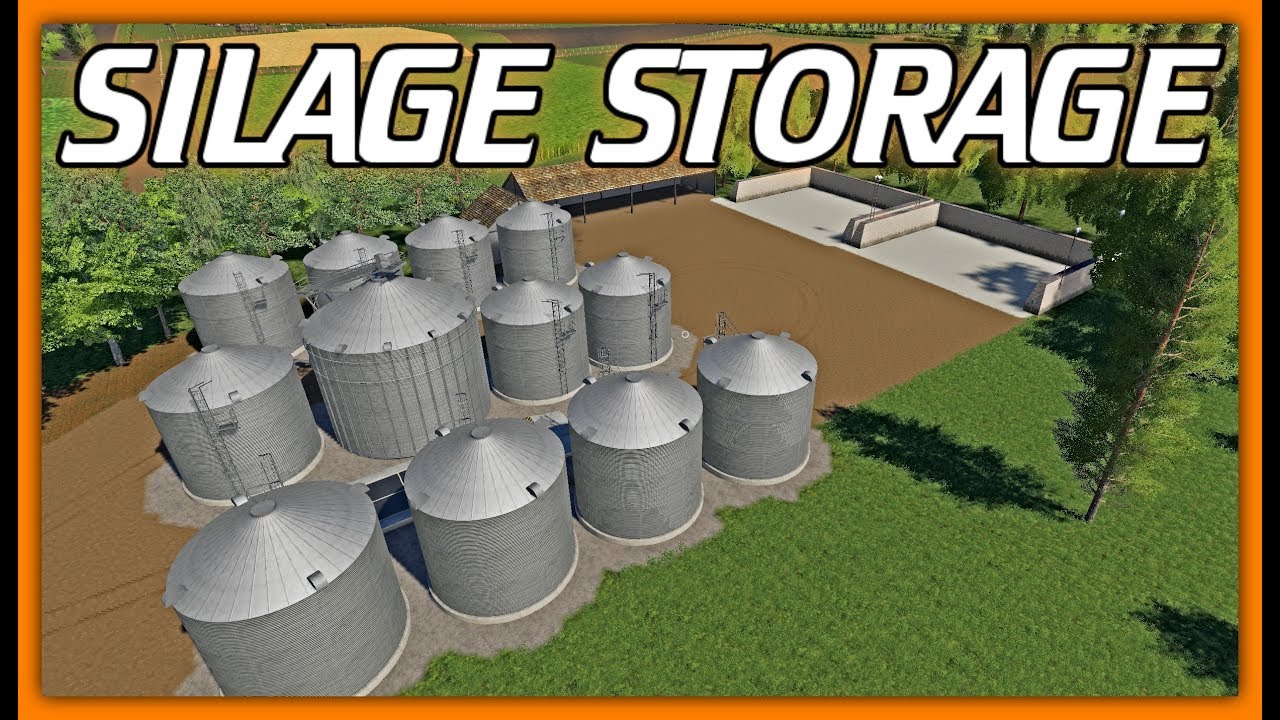 CUSTOM SILAGE STORAGE! | Mercury Farms E16 | Let's Play FS19 - YouTube
