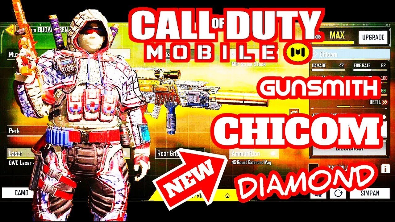 "NEW" GUNSMITH SMG CHICOM DIAMOND || CALL OF DUTY MOBILE - YouTube