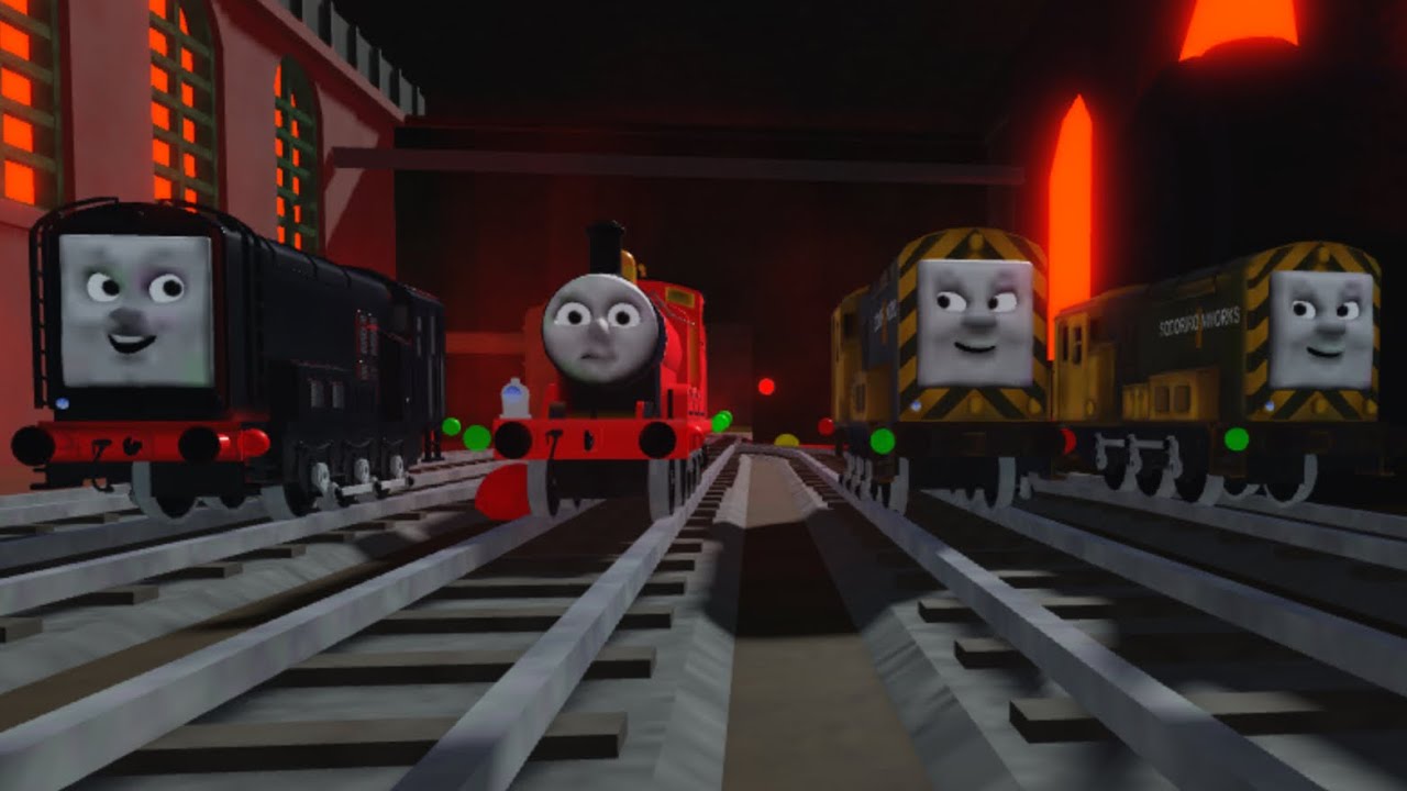 James and the diesel engines - YouTube