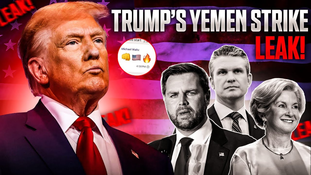 LEAKED: 🚨 Trump’s Leaked Yemen Strike Chat Sends Shockwaves Across the ...